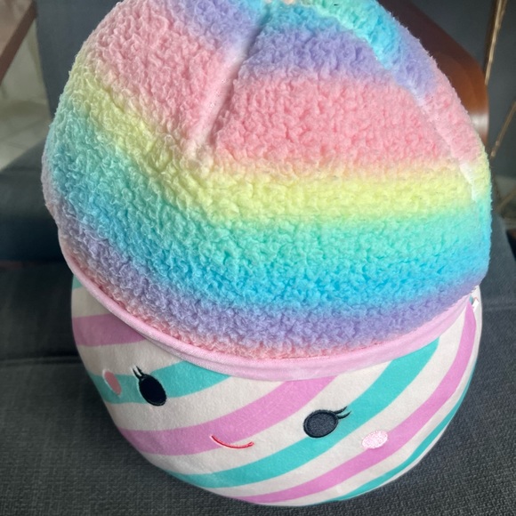 Squishmallows | Toys | Squishmallows 2 Bevin Rainbow Snow Cone Food ...